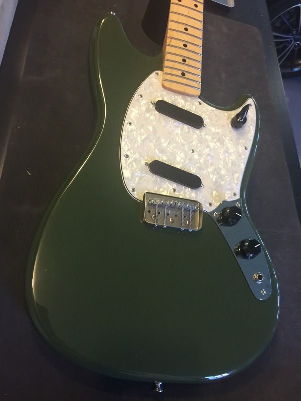 Mustang/Duo-Sonic/conversion neck/Mastery toploader project - OffsetGuitars.com
