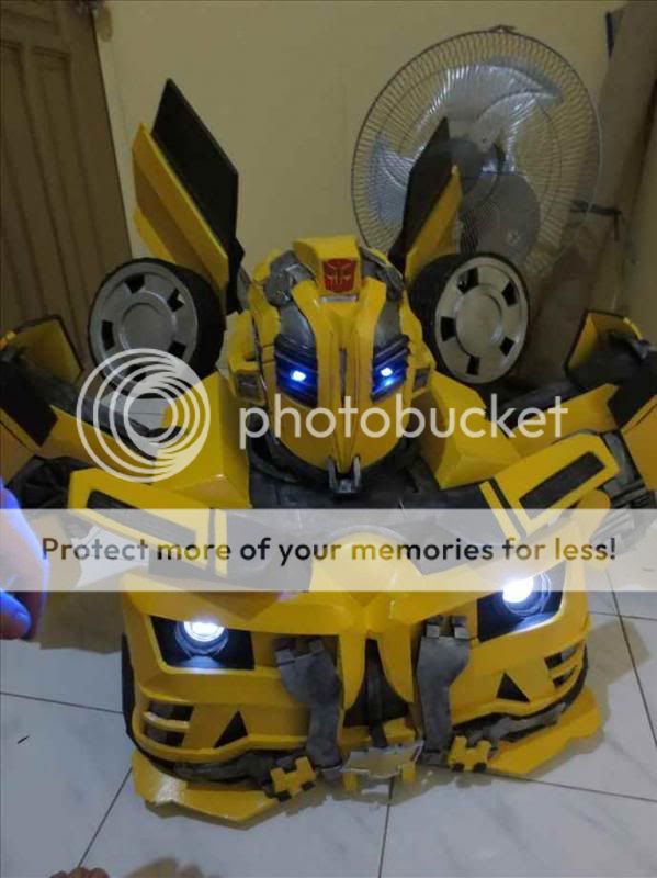 Transformers BumbleBee battle Mode DOTM FREEHAND Foam Build. | RPF ...